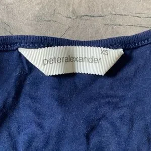 Peter Alexander | Tops | Peter Alexander Blue Ribbed Tank Top With ...